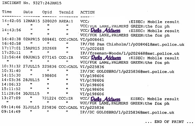 CAD Numbers And Other References… – The DISAPPEARANCE AND DEATH OF ...